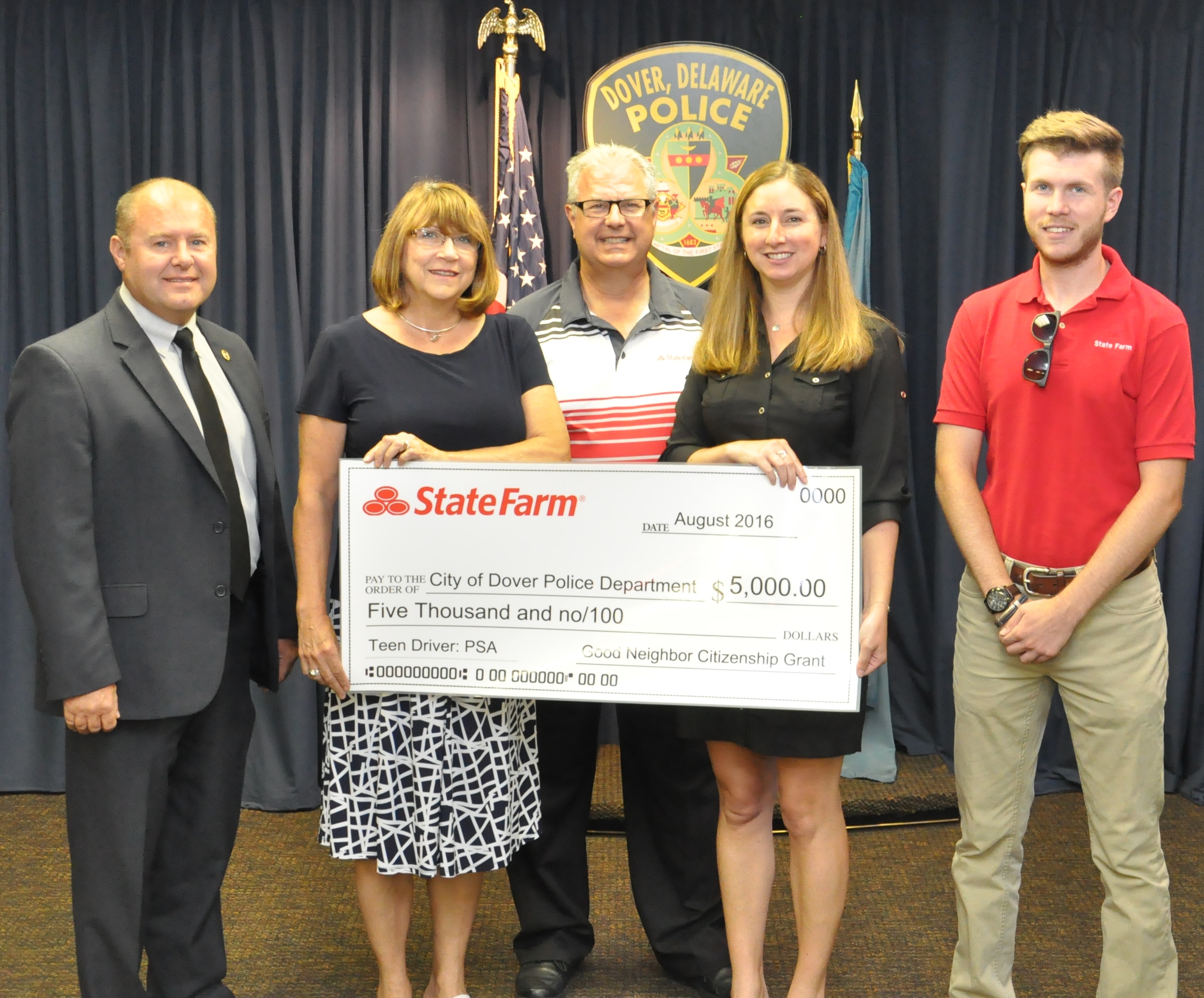 Dover Police Receive State Farm Good Neighbor Citizenship Grant – City ...